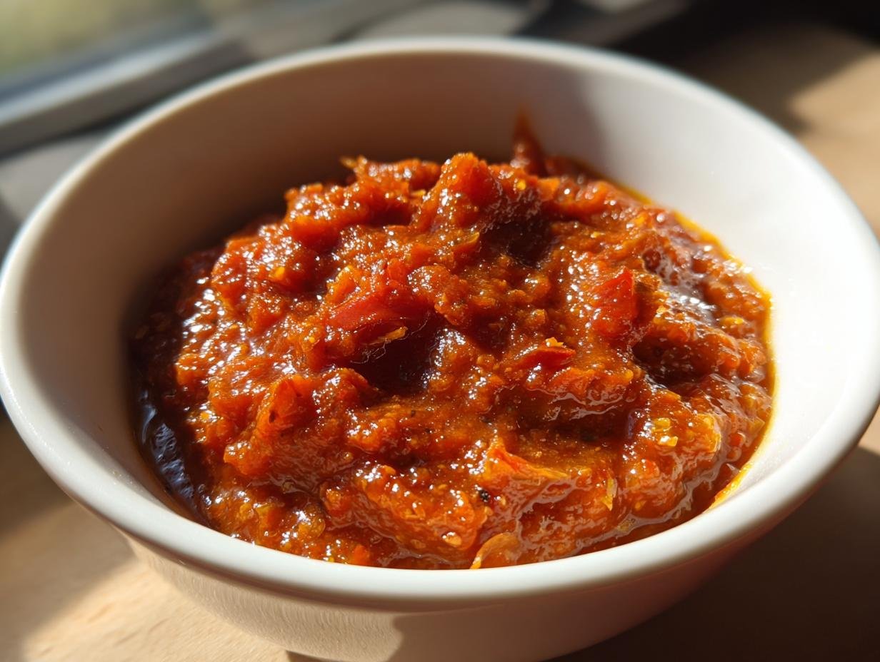 3 Steps to Glorious Ajvar Roasted Red Pepper Spread - freddyrecipes.com