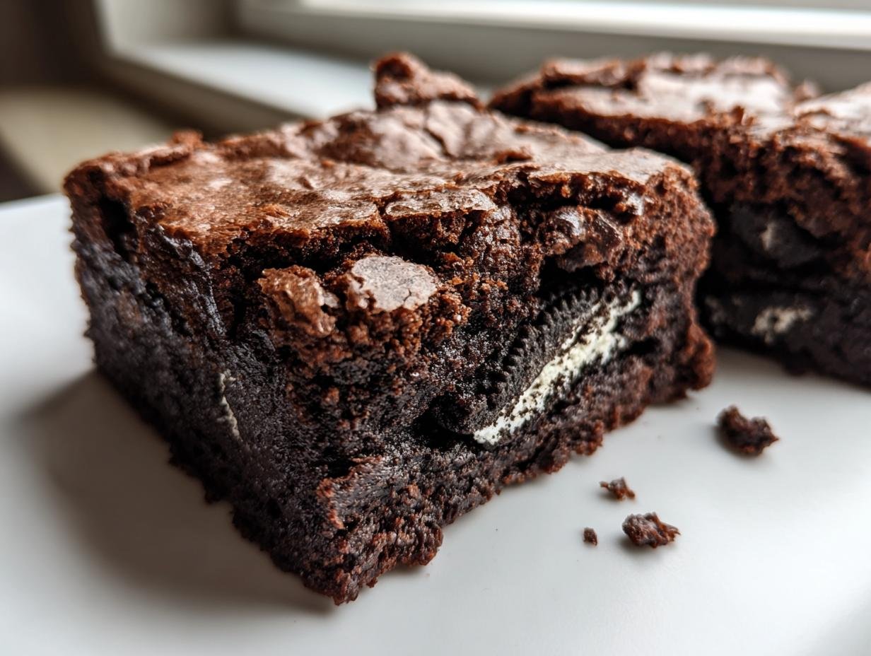 Foolproof 1-Batch Oreo Brownies Magic - freddyrecipes.com