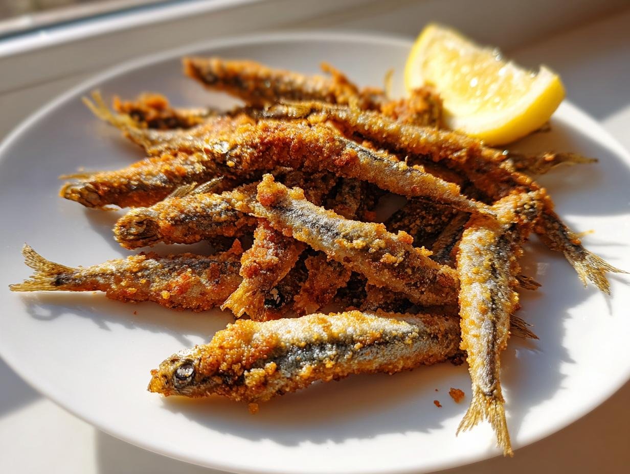 30 Min Crispy Fried Fresh Anchovies A Mediterranean Delight ...