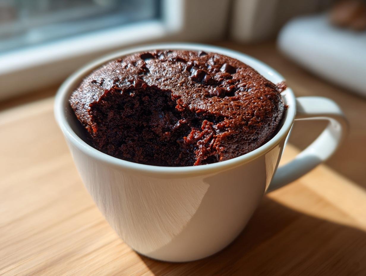 Amazing 3-Minute Healthy Mug Cake Secret - freddyrecipes.com